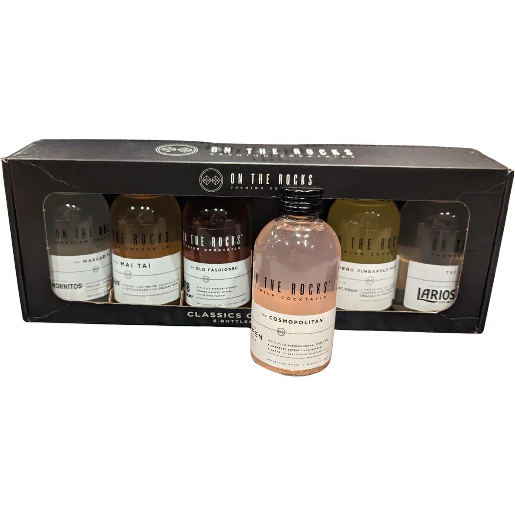On The Rocks The Classics Cocktails Sampler 200ml 6 pack | Prime Time ...