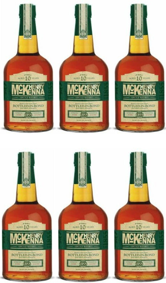 Henry McKenna 10 Year Old Bourbon Whiskey 750ml 6 Pack | Prime Time Liquor