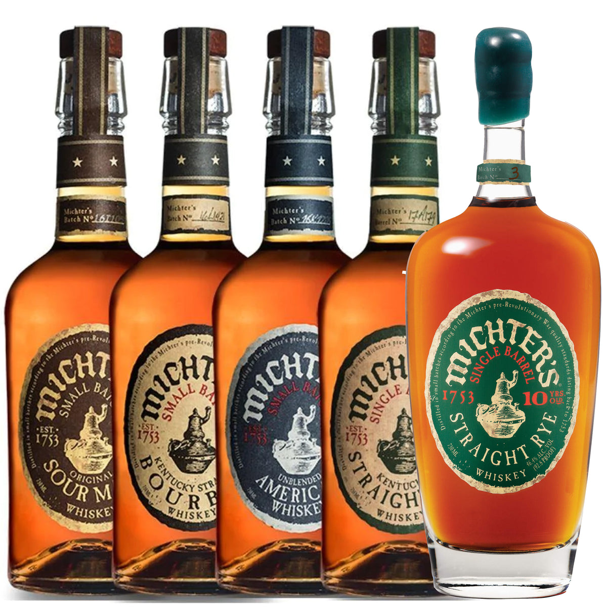 Michter's Bundle - 10 Year Rye, Sour Mash, Straight Rye and Small Batc ...